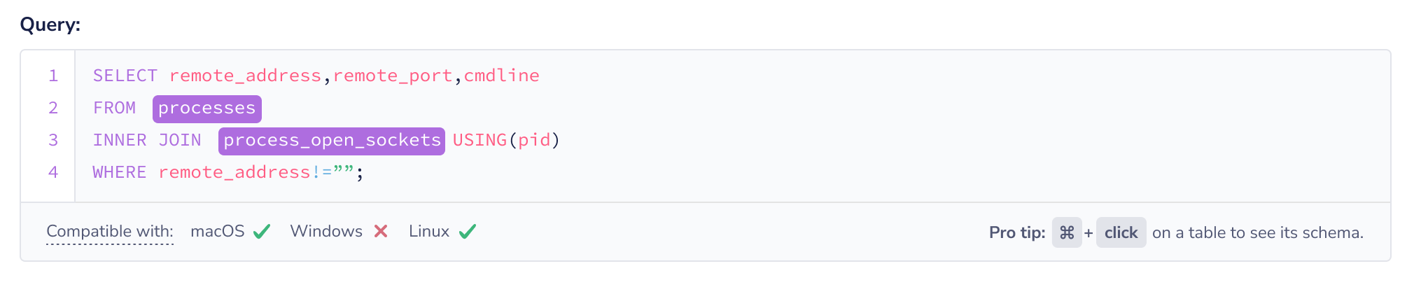 Display table when editing a query · Issue #8505 · fleetdm/fleet · GitHub