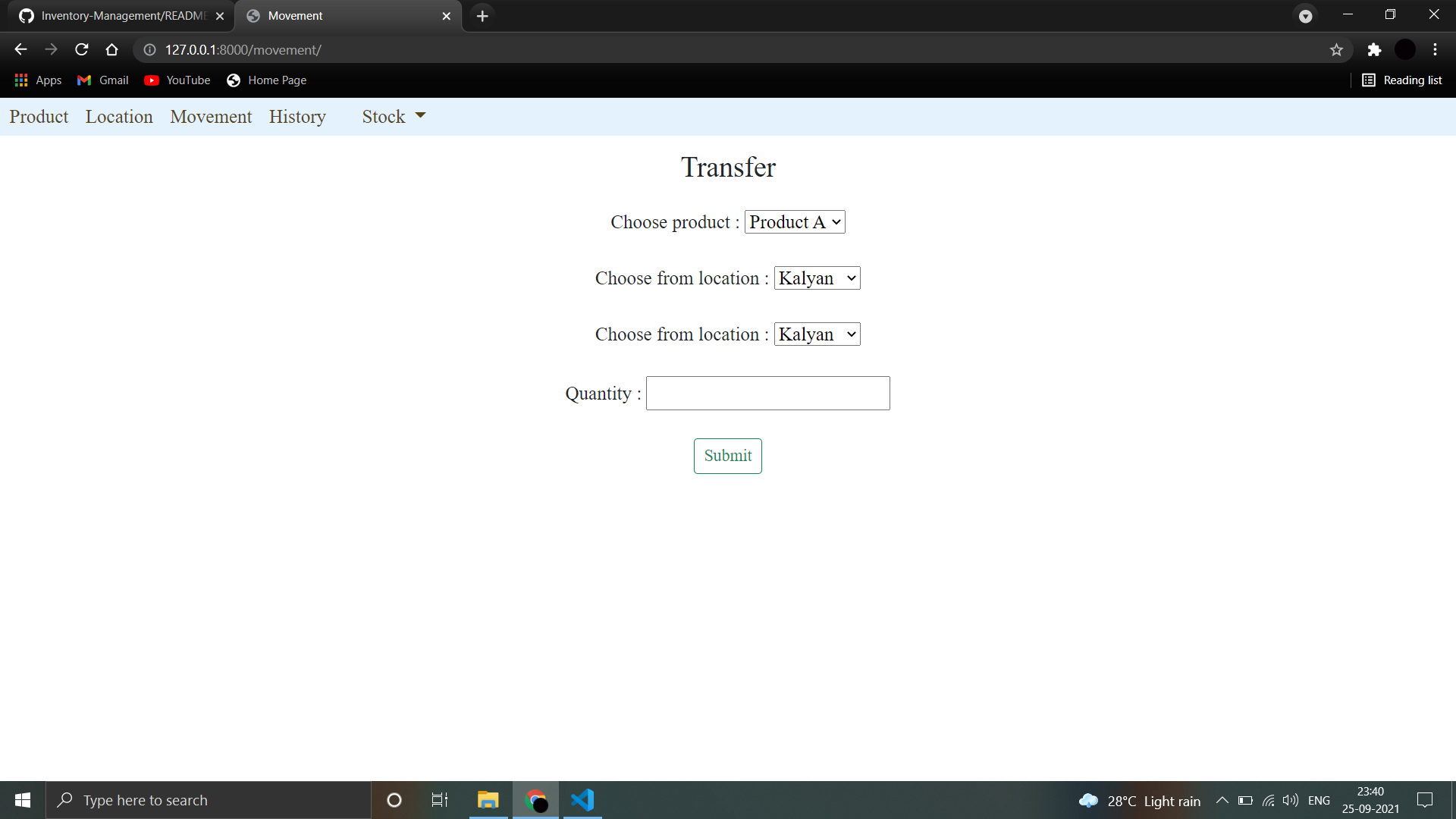 GitHub - Yash153/Inventory-Management
