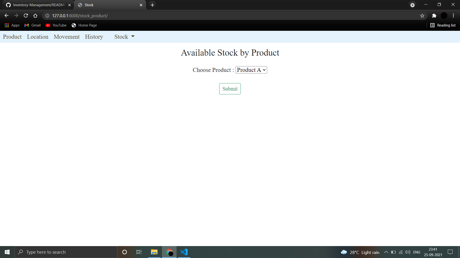 GitHub - Yash153/Inventory-Management