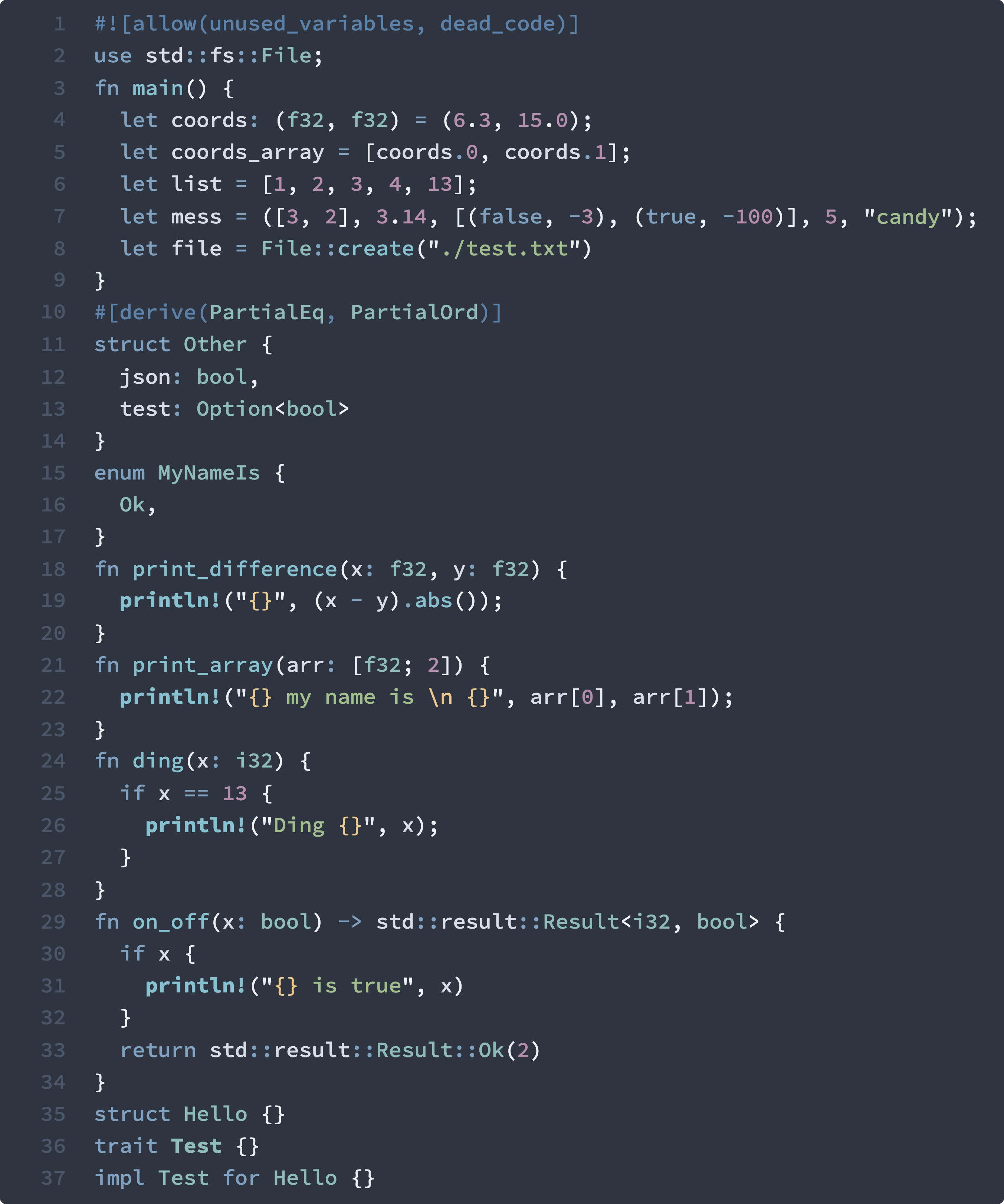 Improved syntax highlighting support for Rust by vhladko · Pull Request ...