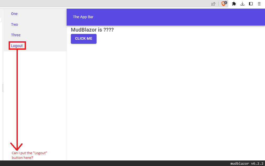 Can I push a MudNavLink to the bottom of the screen? · MudBlazor MudBlazor · Discussion #6749 ...