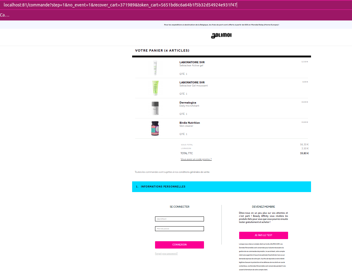Cart Recovery Set Islogged At True · Issue 27033 · Prestashopprestashop · Github 