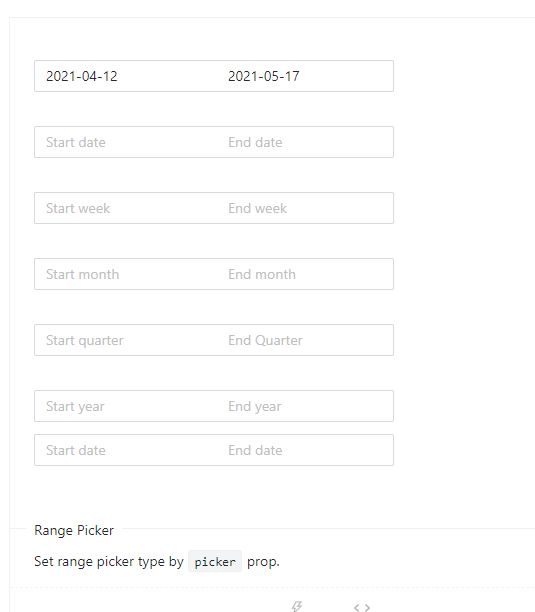 RangePicker: unable to clear start date or end date when they have been entered · Issue #1329 ...