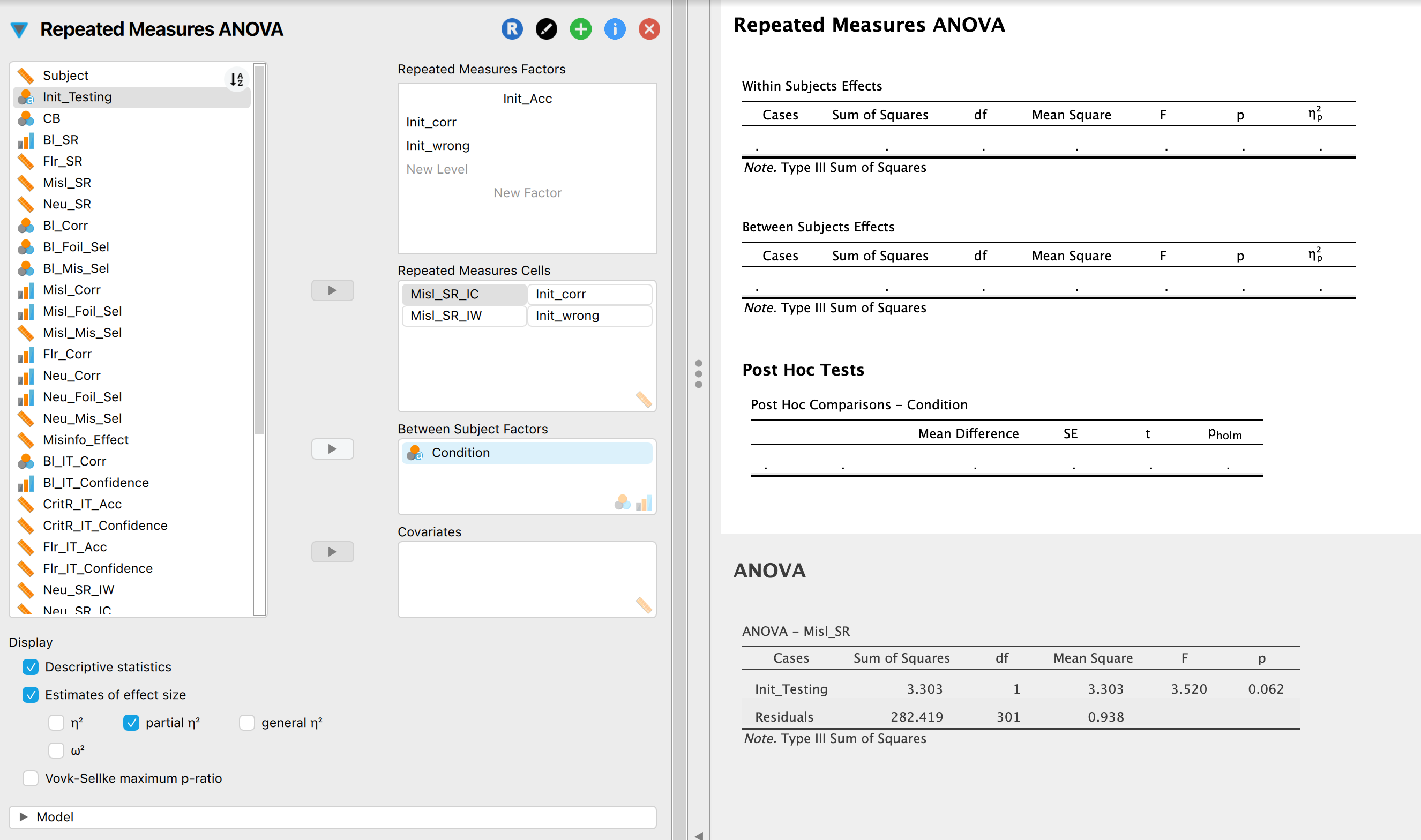 [Bug]: Repeated measures ANOVA does not run · Issue #1987 · jasp-stats/jasp-issues · GitHub