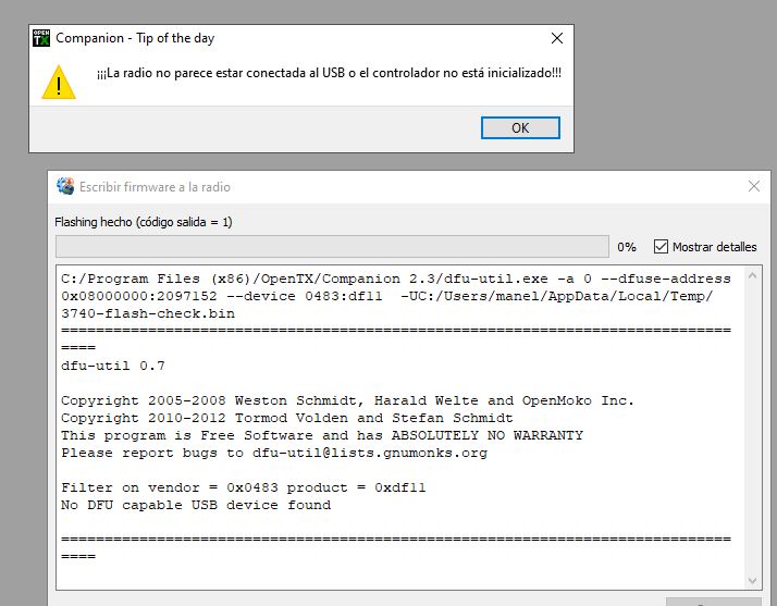 Error Al Actualizar · Issue 8268 · Opentx Opentx · Github