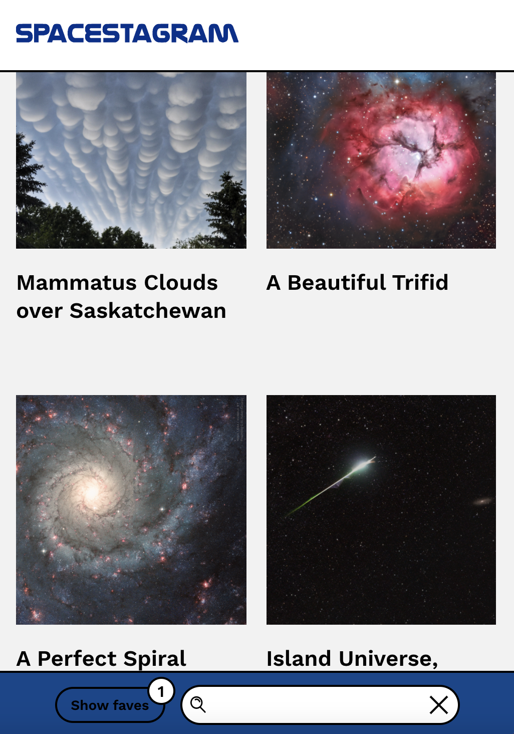 GitHub - zeamaria/spacestagram-project