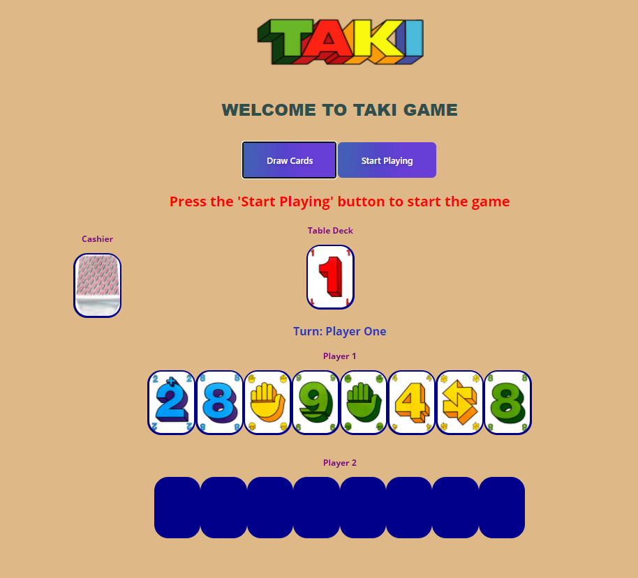 GitHub - dapesso/TakiGame
