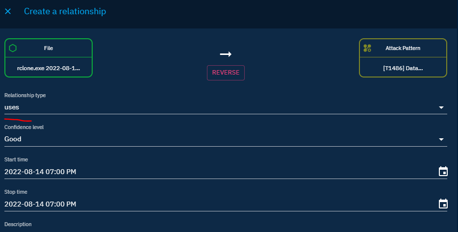 Cant Create Uses Relationship From File To Attack Pattern · Issue 2286 · Opencti Platform
