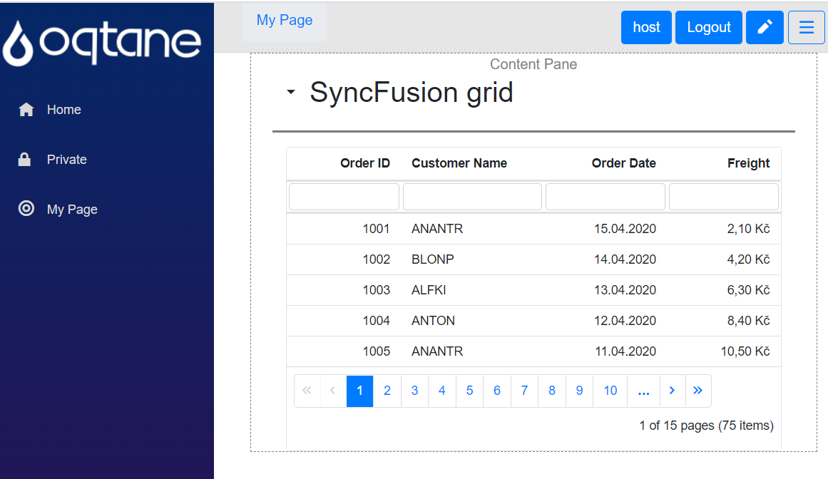using oqtane with 3party components Syncfusion · Issue #372 · oqtane/oqtane.framework · GitHub