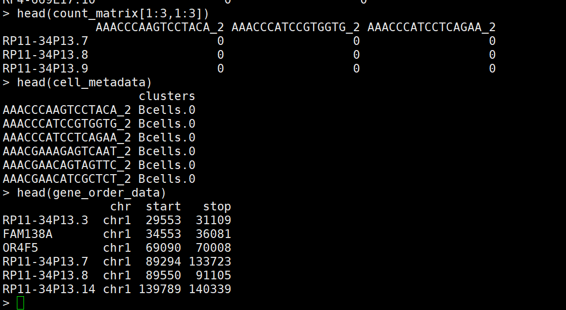 STEP 18: Run Bayesian Network Model on HMM predicted CNV's ( assignment of an object of class ...