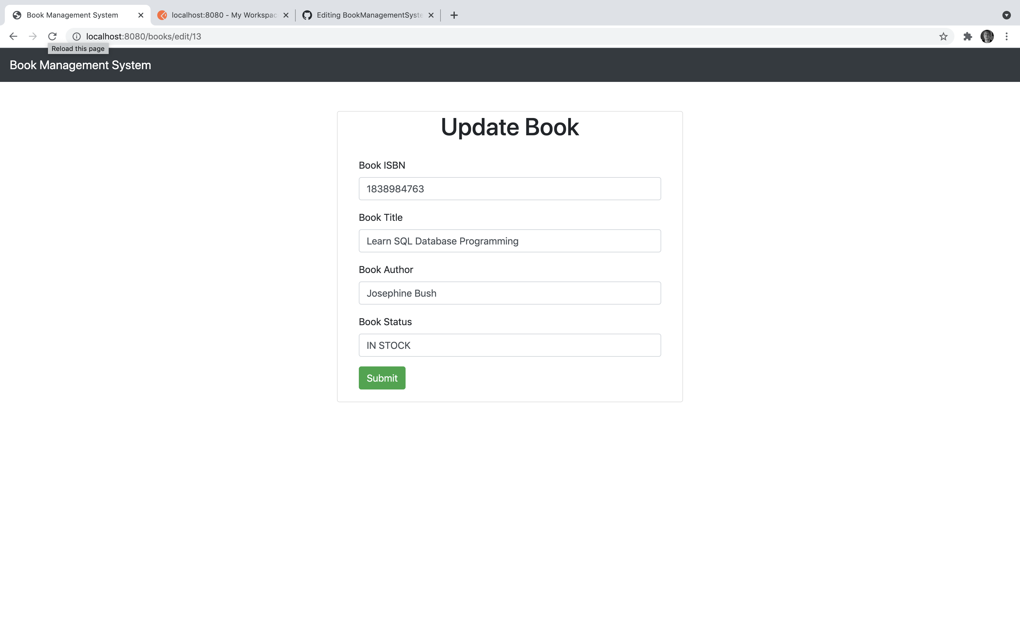GitHub - adamthecreator369/BookManagementSystem: SpringBoot, PostgreSQL, Maven, Thymeleaf, and ...