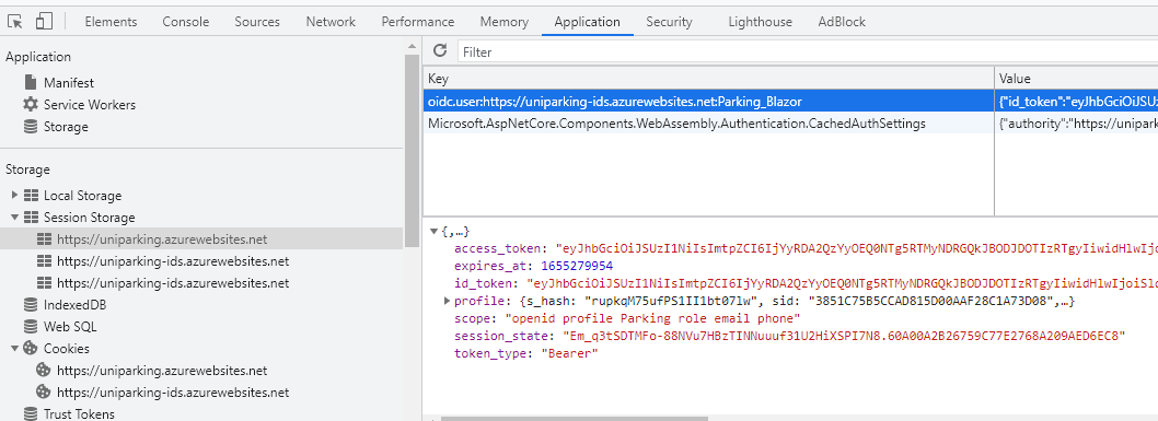 iOS (Apple devices) Login Problems - Missing Permissions - Blazor WebAssembly, Tiered ABP ...