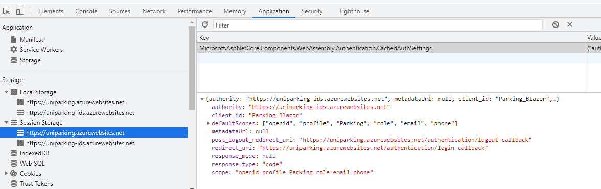 iOS (Apple devices) Login Problems - Missing Permissions - Blazor WebAssembly, Tiered ABP ...