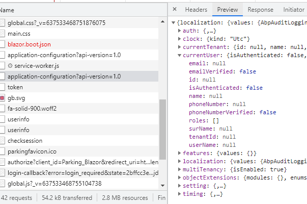 iOS (Apple devices) Login Problems - Missing Permissions - Blazor WebAssembly, Tiered ABP ...