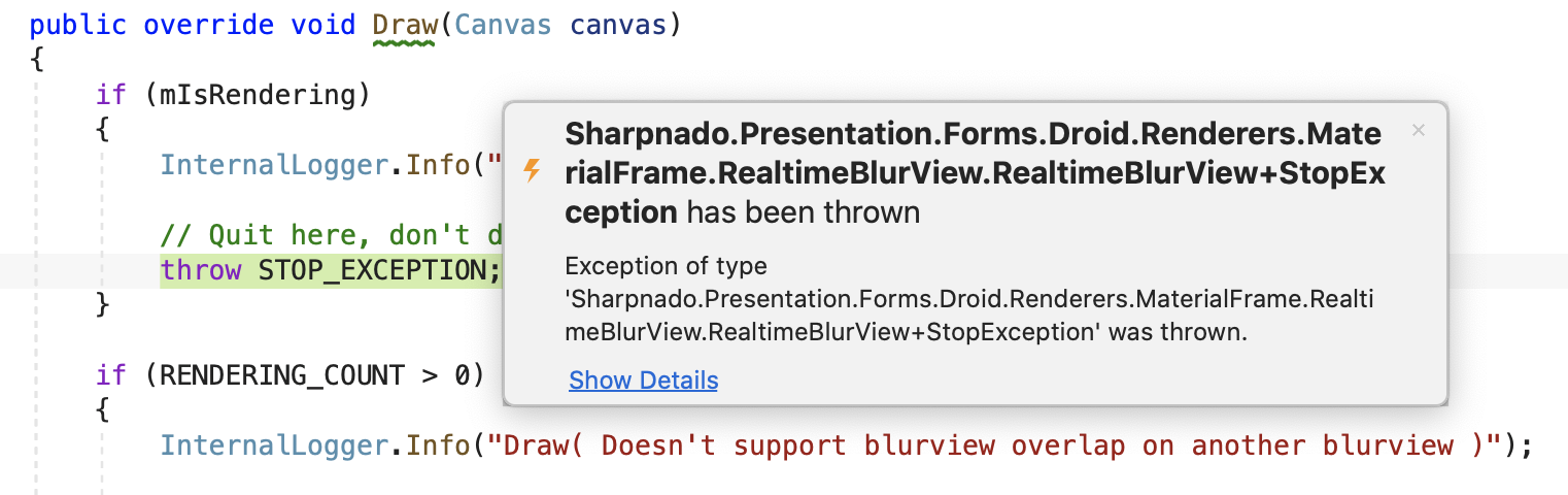 Jni Logs As Unhandled Exception An Handled Exception · Issue 4632 · Dotnetandroid · Github