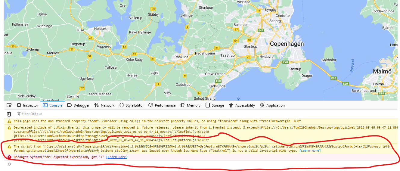 WFS Layers Not Exporting (same issue than #773) · Issue #993 · qgis2web/qgis2web · GitHub