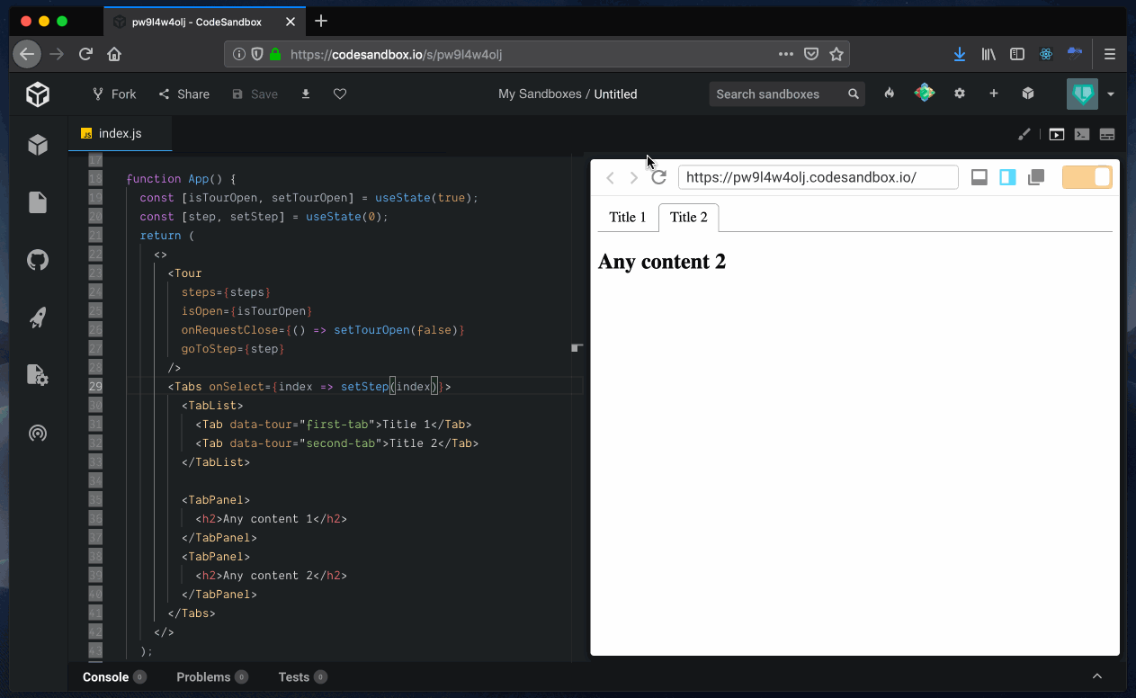 Programatically Go To Next · Issue 110 · Elrumordelaluzreactour · Github 