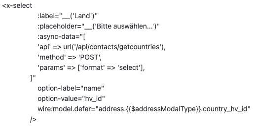 Select doesn't load data · Issue #339 · wireui/wireui · GitHub