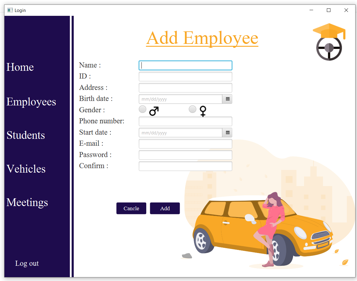 GitHub - MohammadHalaweh7/Driving-school-desktop-app