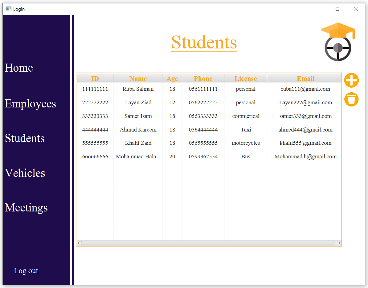 GitHub - MohammadHalaweh7/Driving-school-desktop-app