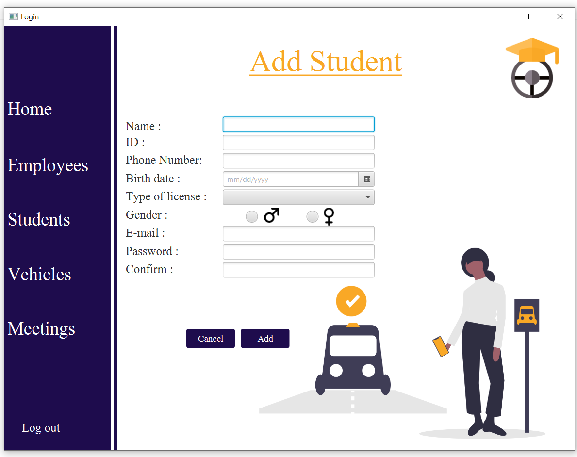 GitHub - MohammadHalaweh7/Driving-school-desktop-app