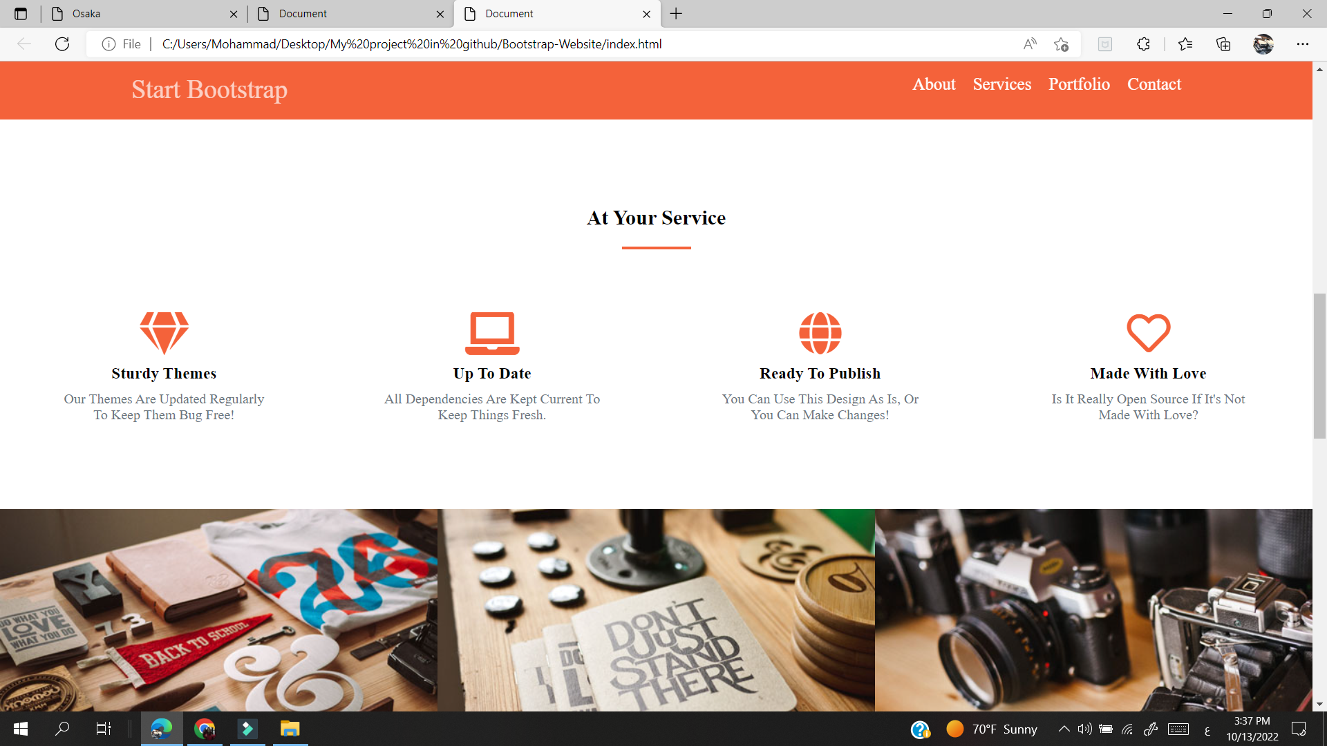 GitHub - MohammadHalaweh7/Bootstrap-Website