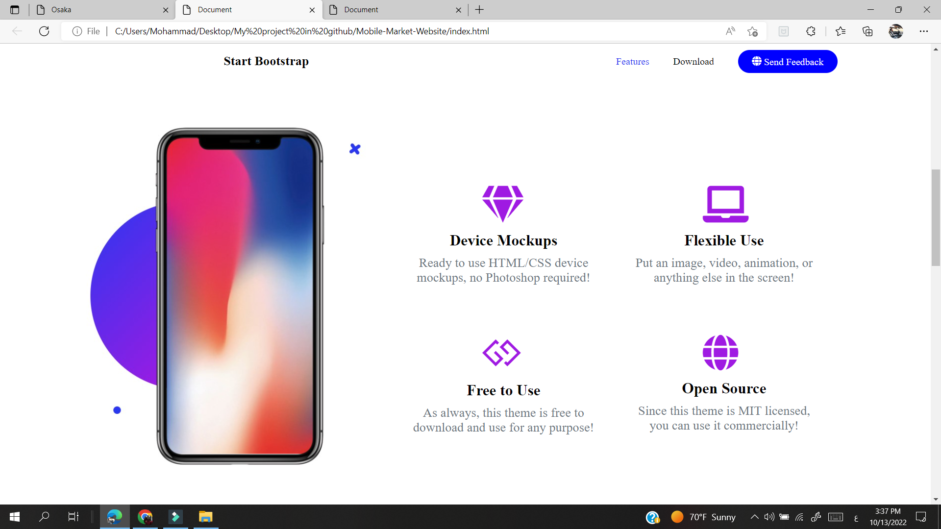 GitHub - MohammadHalaweh7/Mobile-Market-Website