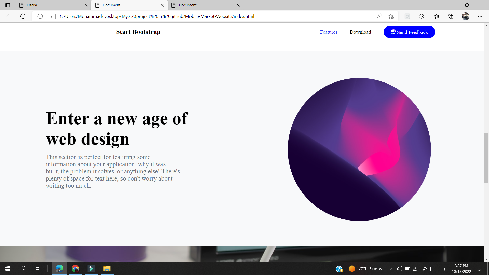GitHub - MohammadHalaweh7/Mobile-Market-Website