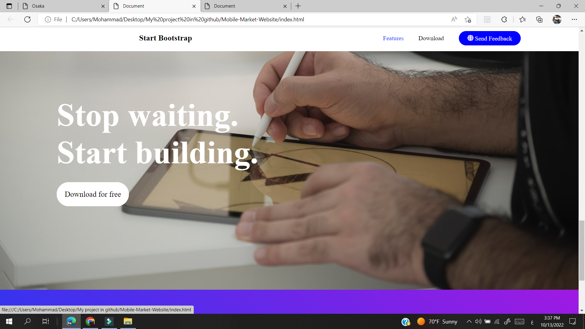 GitHub - MohammadHalaweh7/Mobile-Market-Website