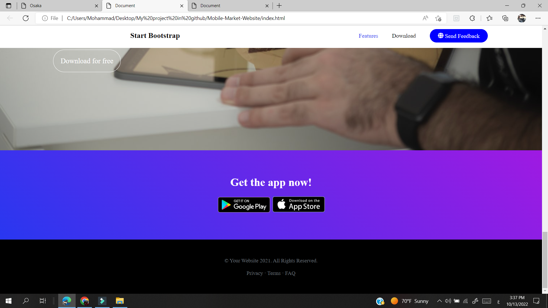 GitHub - MohammadHalaweh7/Mobile-Market-Website