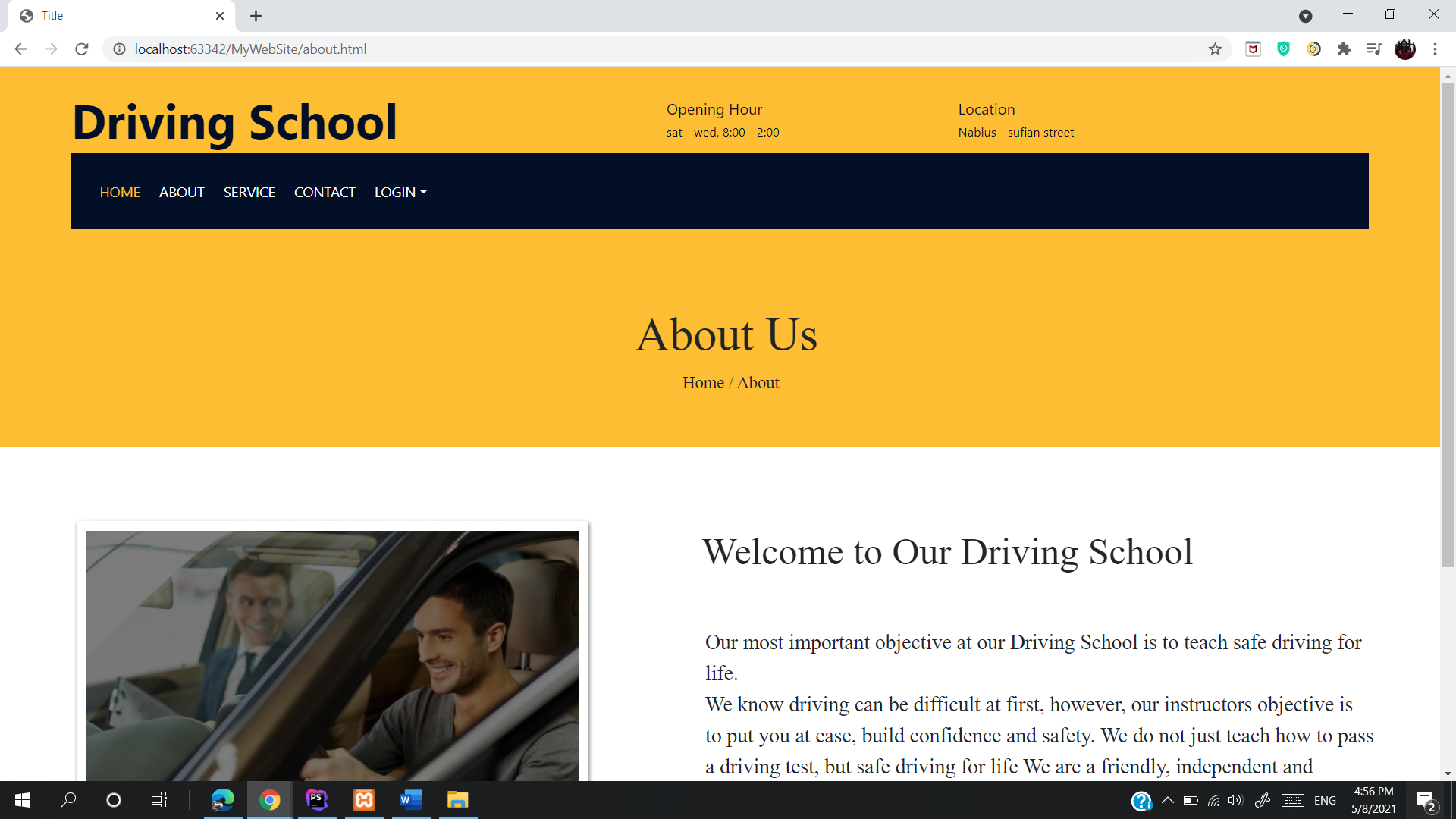 GitHub - MohammadHalaweh7/Driving-School-Website