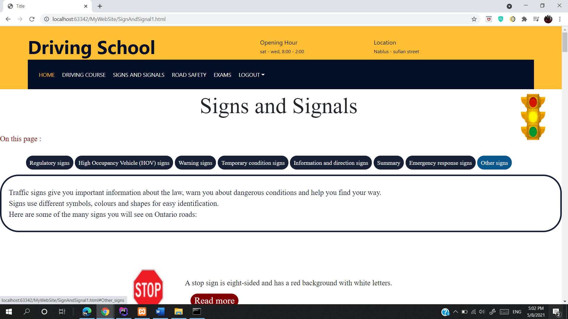 GitHub - MohammadHalaweh7/Driving-School-Website