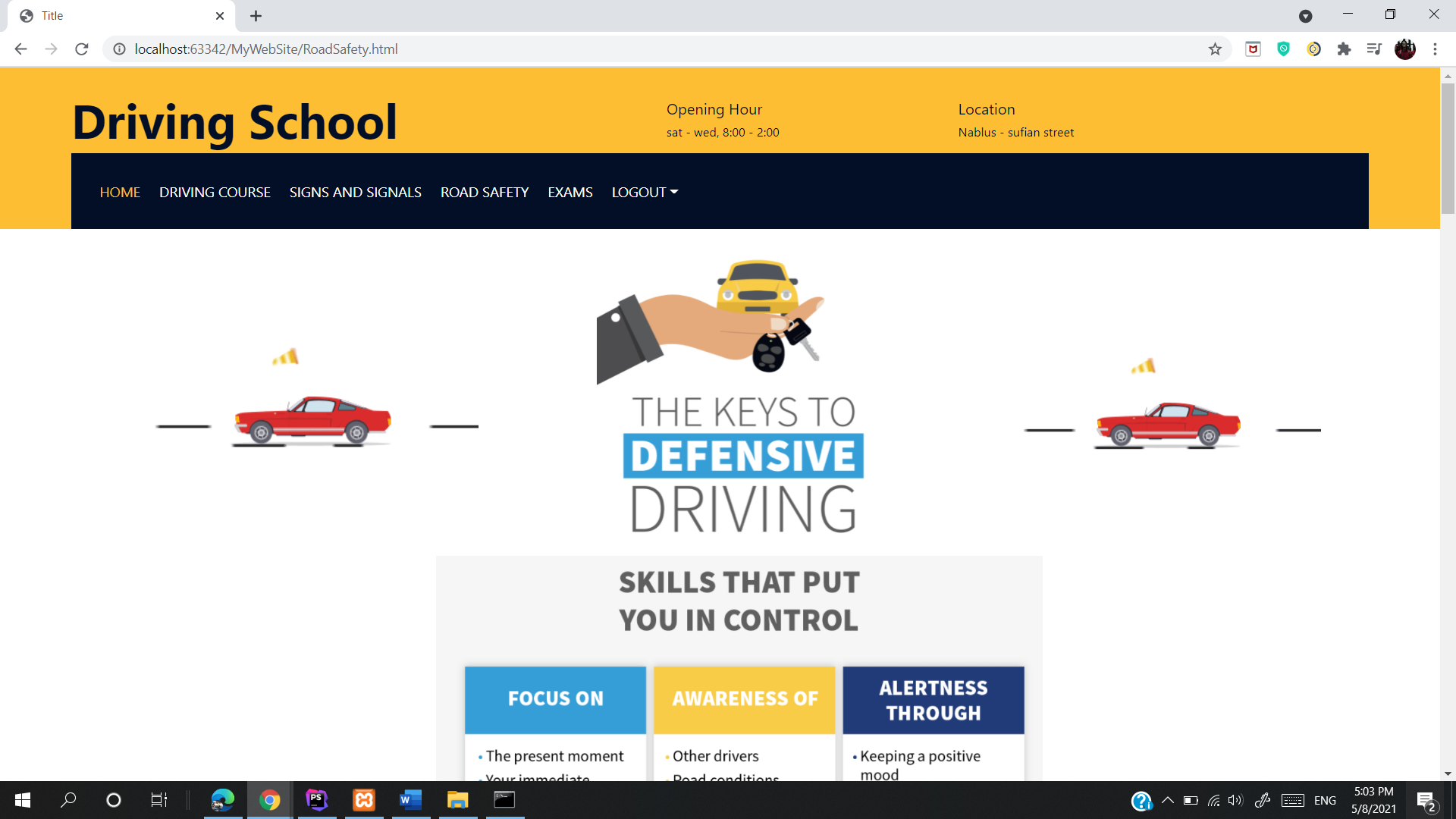 GitHub - MohammadHalaweh7/Driving-School-Website
