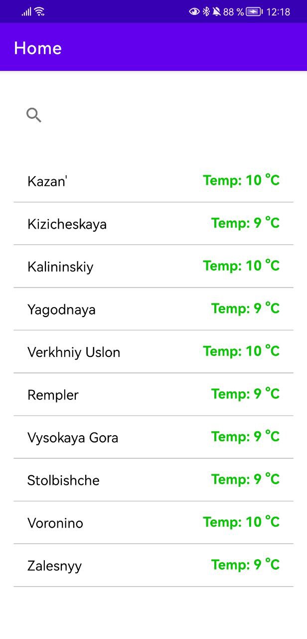 GitHub - Elizav555/Weather_App: My first MVVM client-server app. Fourth semester in ITIS