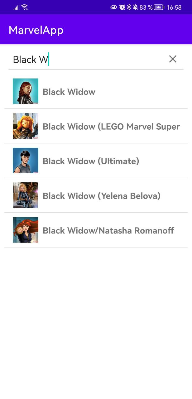 GitHub - Elizav555/MarvelApp: Simple app for MVP and RxJava practice