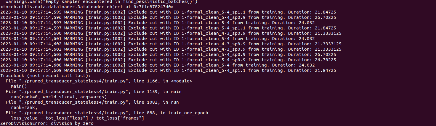 train · Issue #826 · k2-fsa/icefall · GitHub