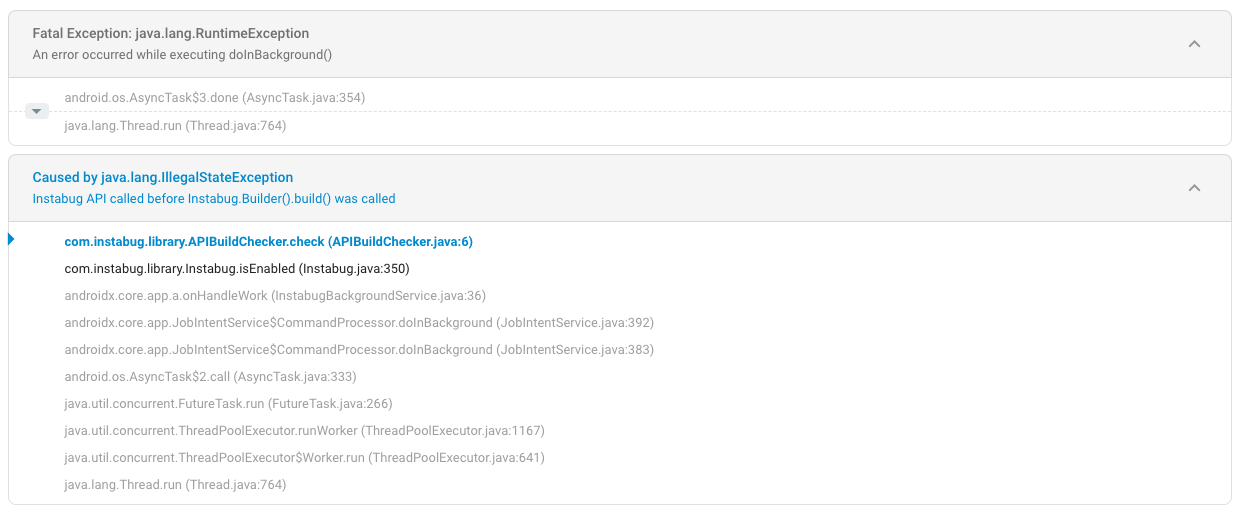 Crashing on Android · Issue #224 · Instabug/Instabug-Android · GitHub