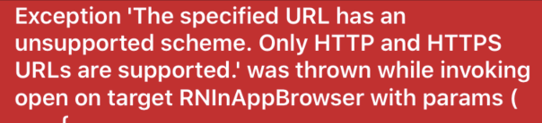 Throwing An Invalid Link Error When Url Includes A Character · Issue 175 · Proyecto26 React