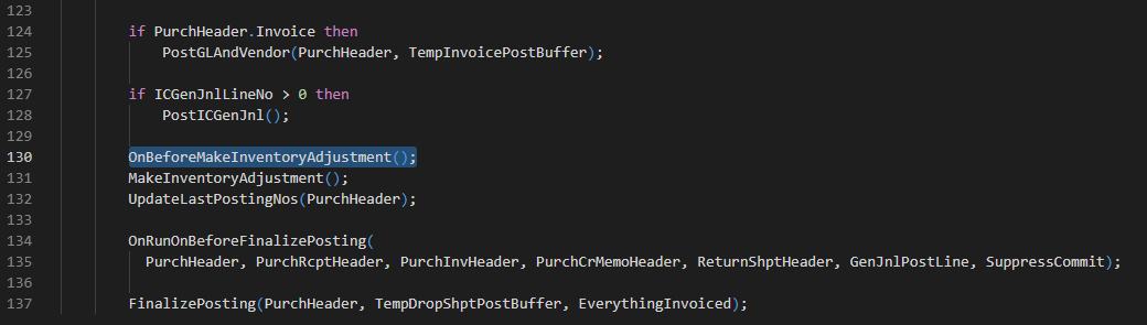 [Event Request] Codeunit 90 Purchase Post - OnBeforeMakeInventoryAdjustment · Issue #10978 ...