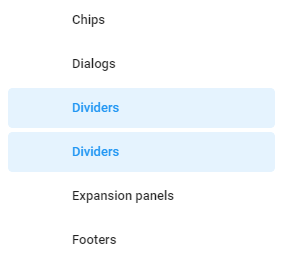 v-divider listed twice · Issue #135 · vuetifyjs/docs-next · GitHub