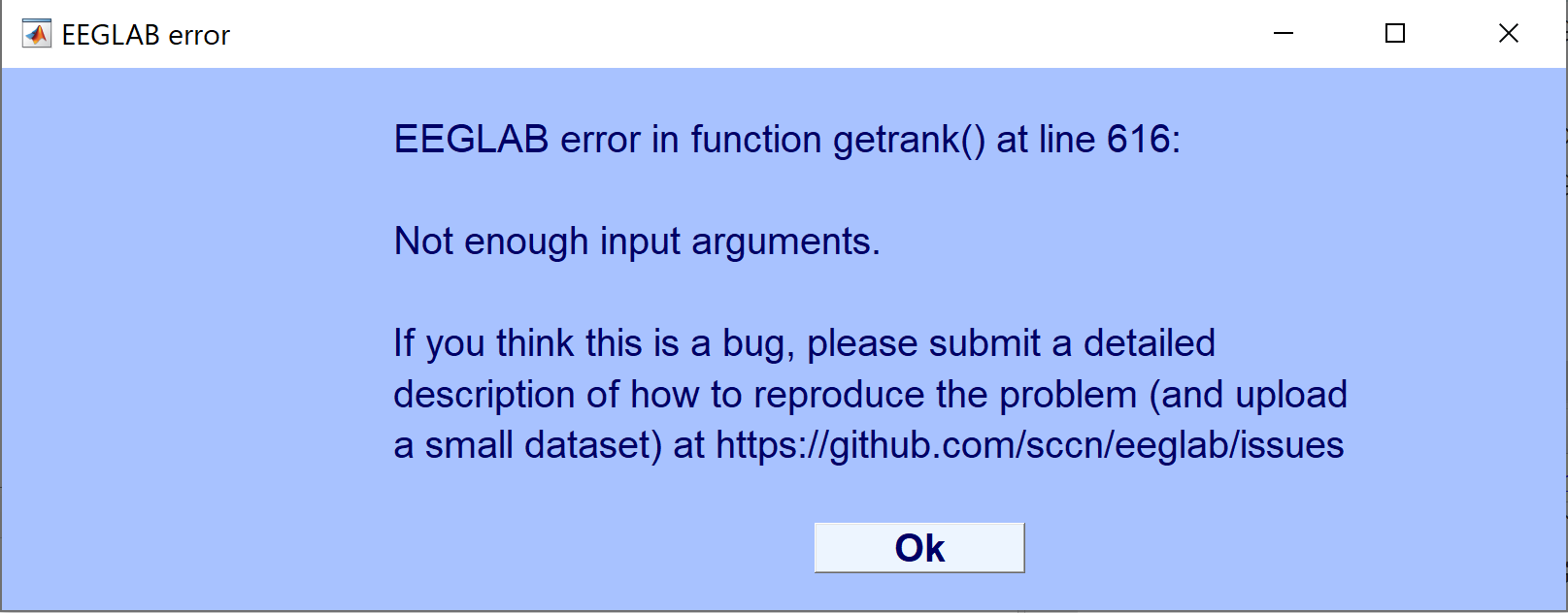 Binica and Amica pop_runica() bug · Issue #428 · sccn/eeglab · GitHub