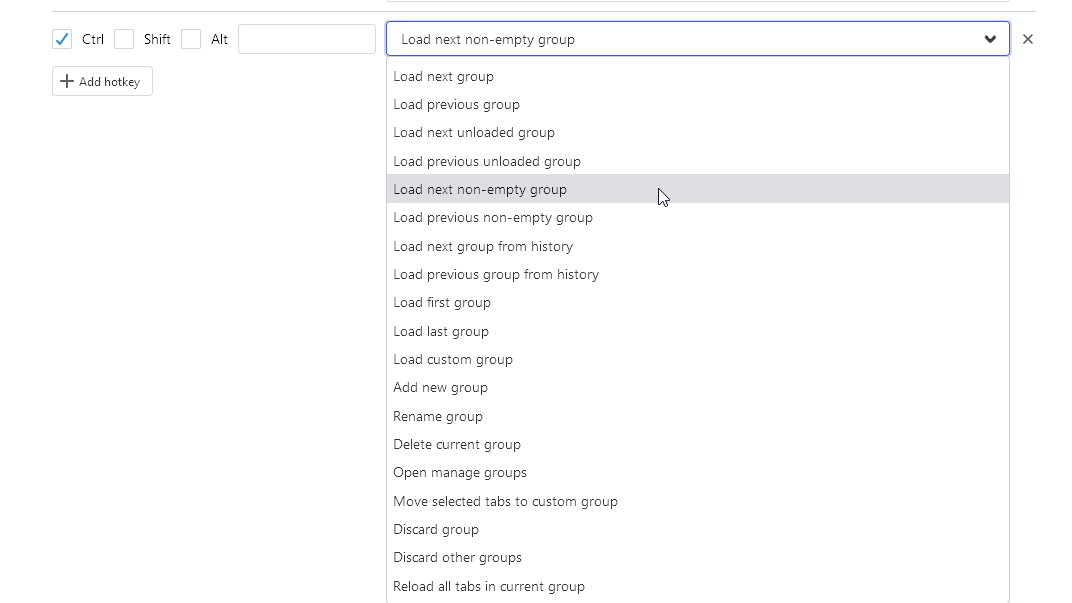 Option to cycle through non-empty tab groups only · Issue #879 · Drive4ik/simple-tab-groups · GitHub