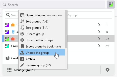 Trying to Close (or reject) Opened Tab Groups · Issue #813 · Drive4ik/simple-tab-groups · GitHub