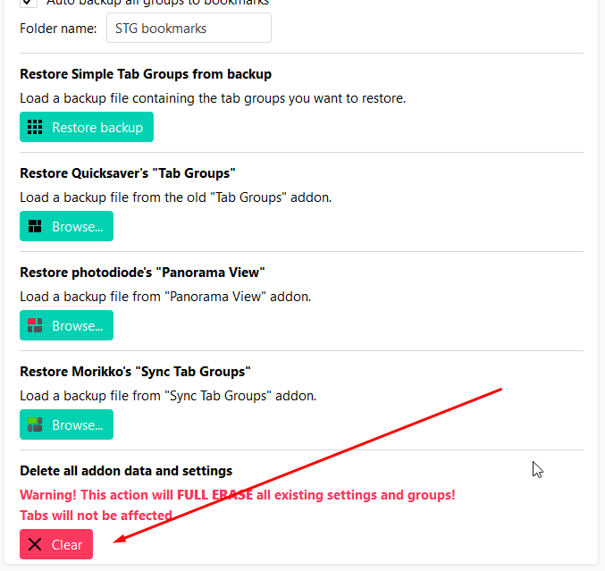 Restoring tab groups results in append, not replace · Issue #498 · Drive4ik/simple-tab-groups ...