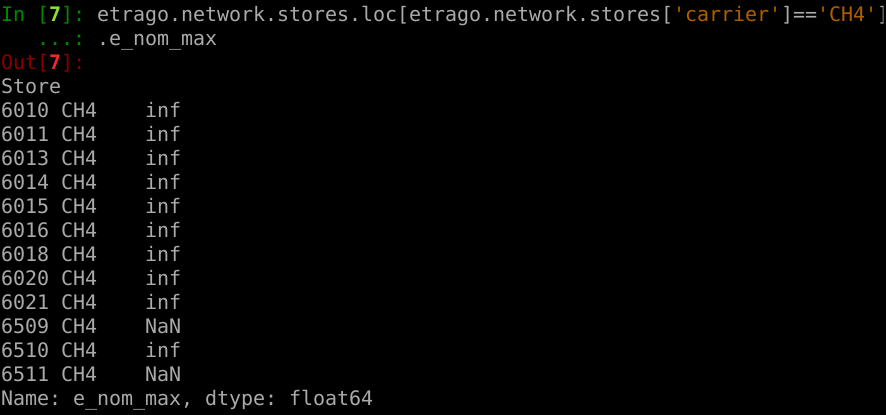 network.stores.e_nom_max becomes NaN after kmean_clustering_gas() · Issue #428 · openego/eTraGo ...