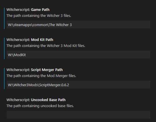 Advanced features not working (create new mod, compare to original Witcher script) · Issue #5 ...