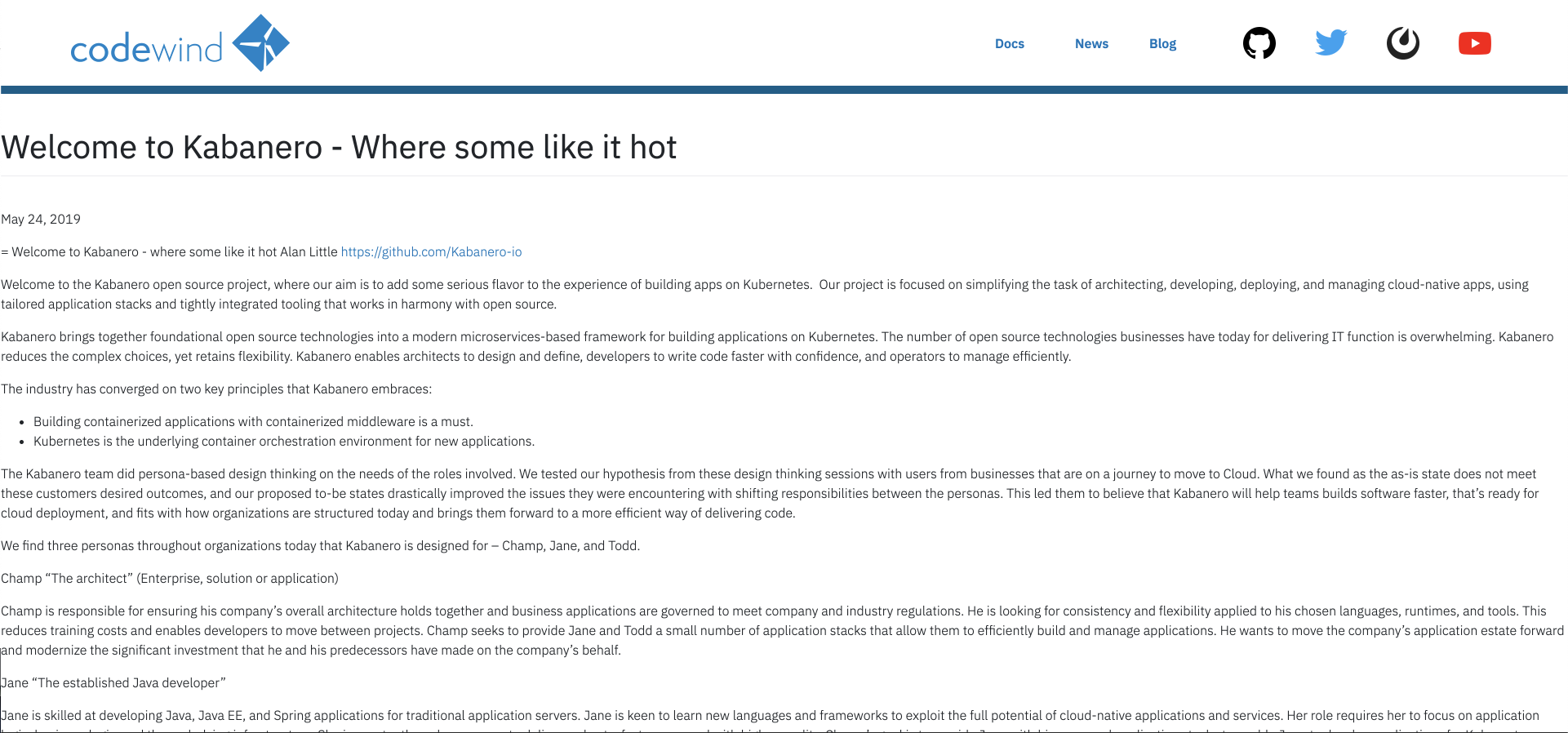Host Blog content directly on codewind.dev · Issue #1601 · eclipse-archived/codewind · GitHub