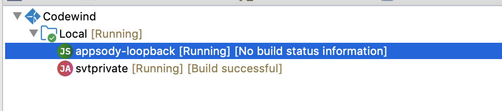 Default status for appsody projects shouldn't be [Starting][Build Succeeded] · Issue #2052 ...