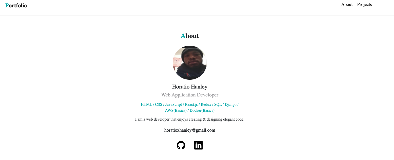 GitHub - horatioDev/portfolio: This is my portfolio project