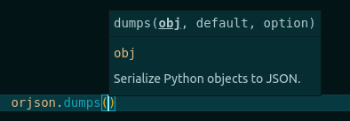 Import 'orjson' could not be resolved · Issue #382 · microsoft/pyright ...